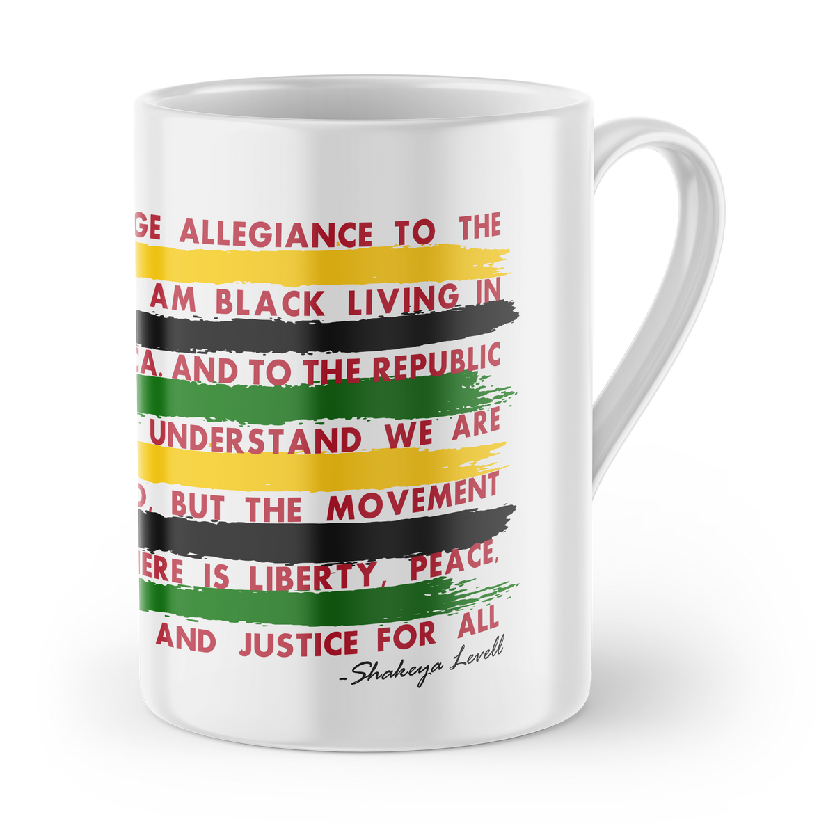 HS INK Designs The Black Pledge Mug – HSInk Designs